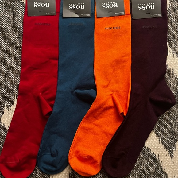 Hugo Boss | Underwear & Socks | Hugo Boss Red And Blue Dress Socks Set ...